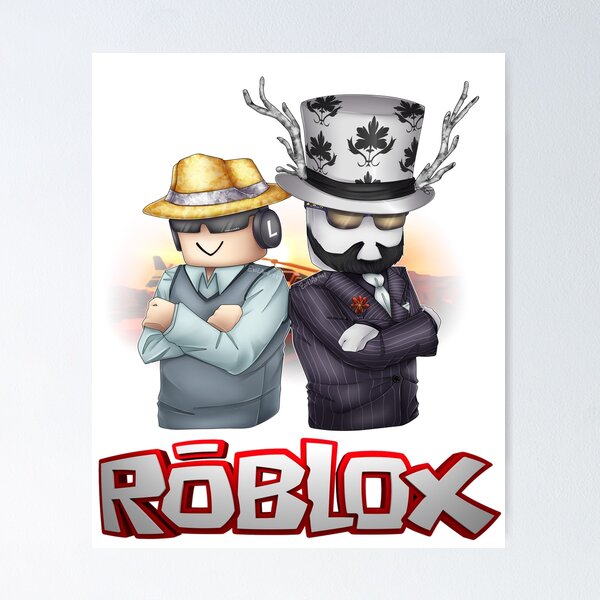"Badcc and Asimo roblox characters with logo" Poster for Sale by ...