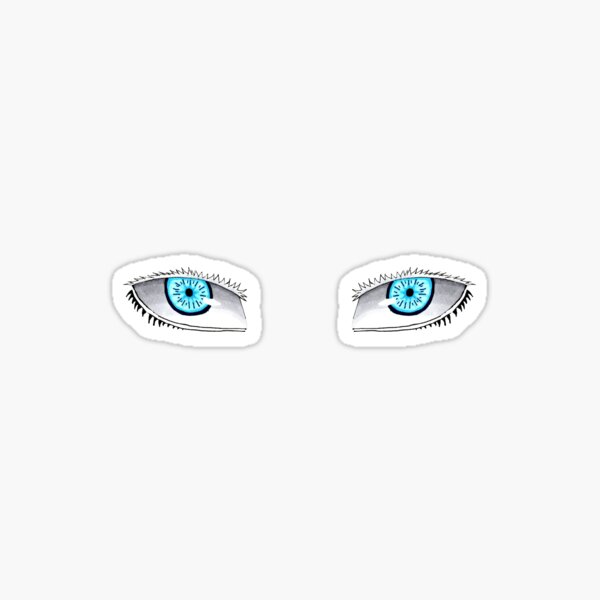 "Gojo's Eyes" Sticker for Sale by Ryzan35 | Redbubble
