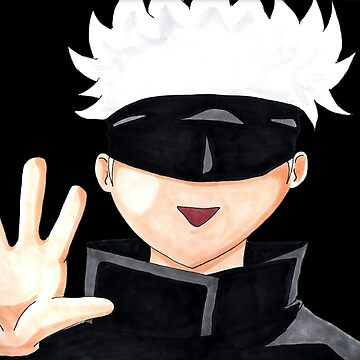 "Gojo Being Silly" Sticker for Sale by Ryzan35 | Redbubble