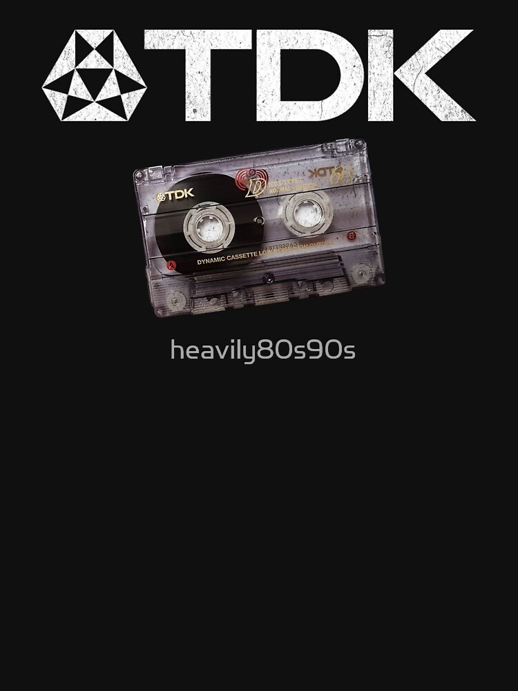"TDK" Essential T-Shirt for Sale by heavily80s90s | Redbubble