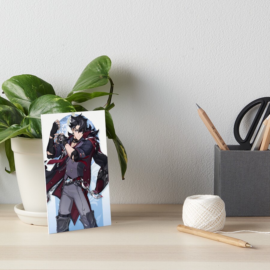 "Wriothesley Vertical Poster" Sticker by Demray | Redbubble