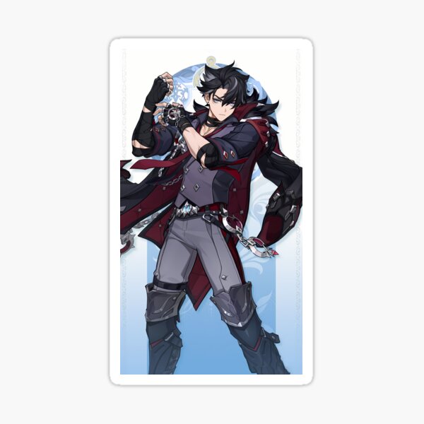 "Wriothesley Vertical Poster" Sticker by Demray | Redbubble