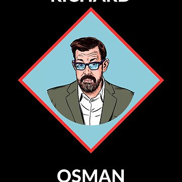 "Richard Osman" Sticker for Sale by Beyond-The-Veil | Redbubble