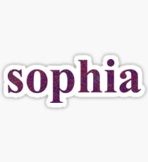 Sophia Name: Stickers | Redbubble