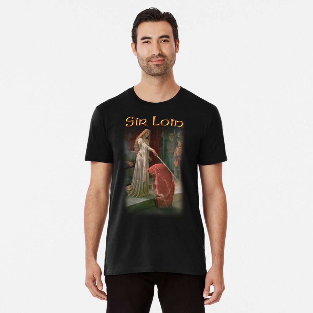 "Sir Loin Steak" Sticker for Sale by snazzyseagull | Redbubble