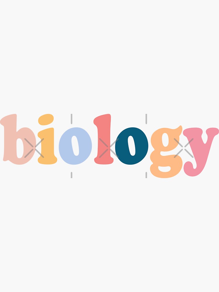 "Biology" Sticker for Sale by ScienceCorner | Redbubble