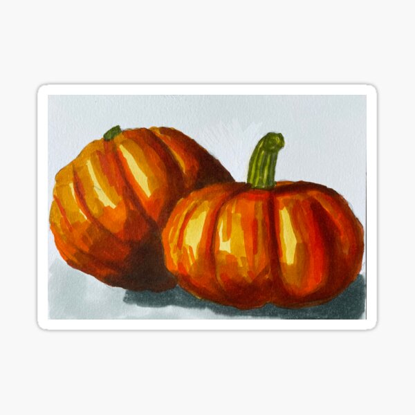 "Pumpkins" Sticker for Sale by noruacker | Redbubble