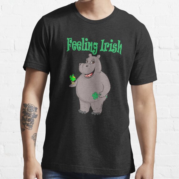 "Feeling Irish Hippo Hippopotamus" T-shirt for Sale by Hippogal ...