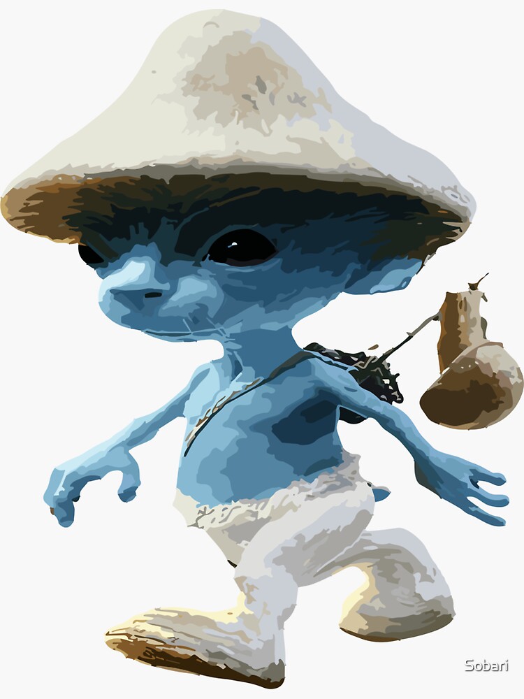 "Smurf Cat Classic Funny Meme in blue color | We love We lie" Sticker ...