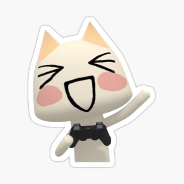 "Kawaii cat toro inoue Doko Demo" Sticker for Sale by Adelia28 | Redbubble