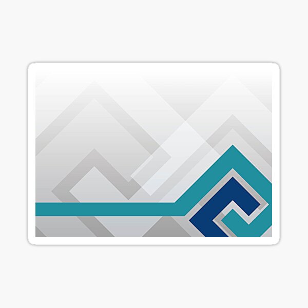 "Gradual Abstract" Sticker for Sale by dodolandesign | Redbubble