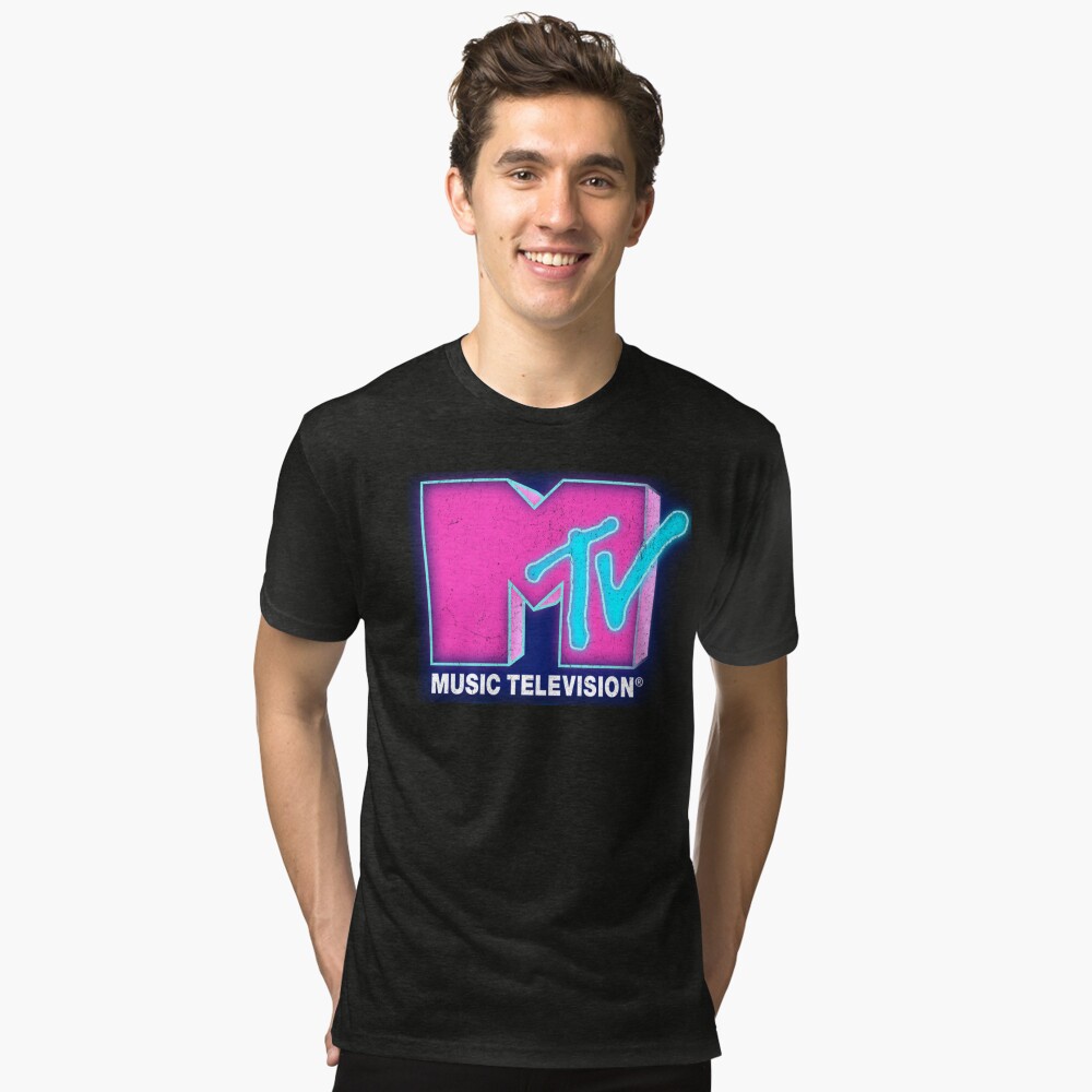 "MTV" Sticker for Sale by heavily80s90s | Redbubble