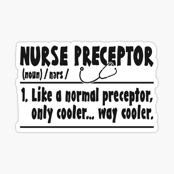 "Nurse Preceptor Definition" Sticker for Sale by GuigShop | Redbubble