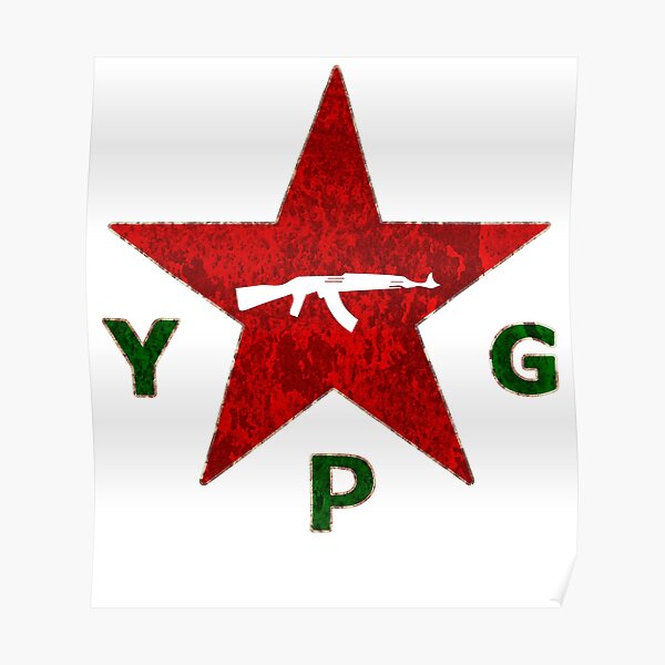 "YPG - Peoples Protection Unit" Poster for Sale by rockstarprints ...