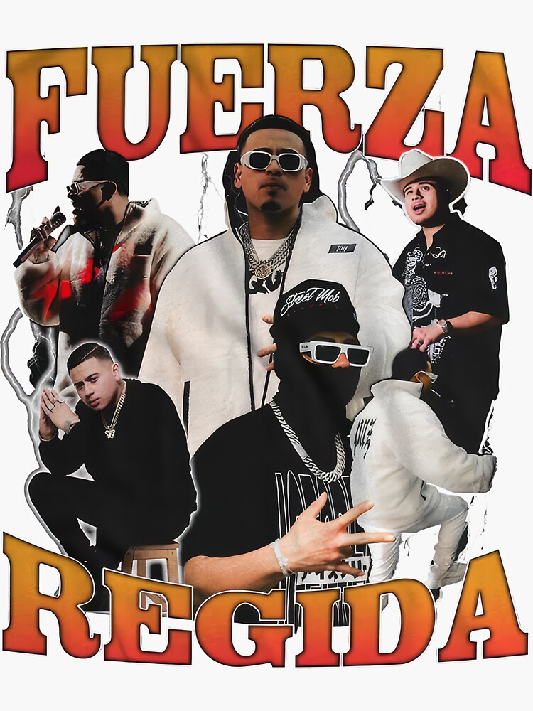 "Fuerza Regida Mexicano" Sticker for Sale by gissellealto | Redbubble