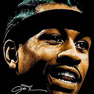"Allen Iverson Face" Art Board Print for Sale by gissellealto | Redbubble