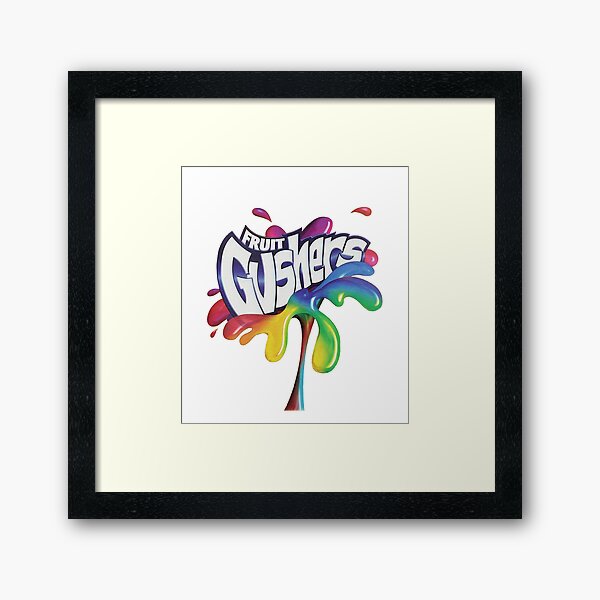 "Fruit Gushers 90s logo" Framed Art Print for Sale by LouisvilleChief ...
