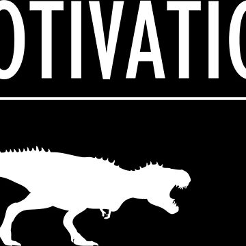 "Chasing Motivation: Runner vs. T-Rex" Sticker by teesandlove | Redbubble