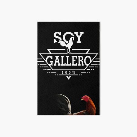 Lámina rígida «SOY GALLERO 100%» de kmpesino | Redbubble
