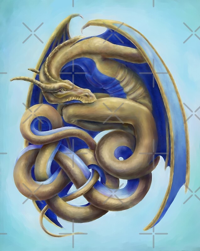 "Twisted Dragon" by TwistedThistle | Redbubble
