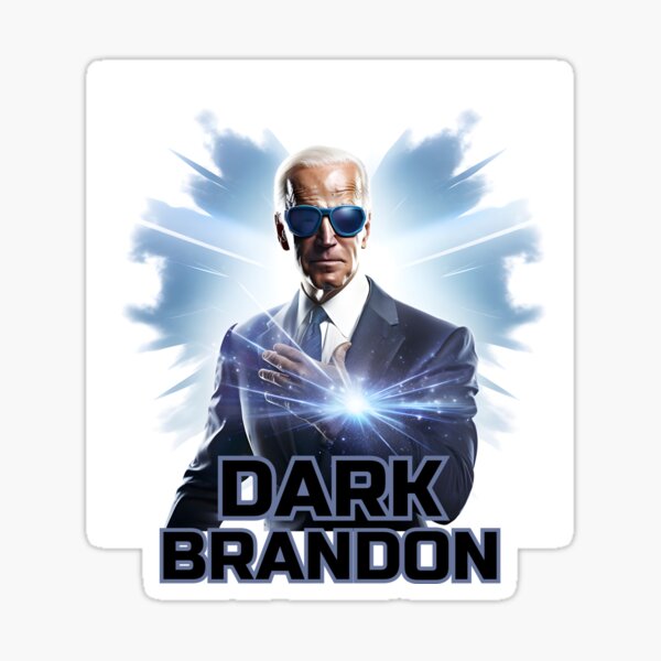 "Dark Brandon Meme Superhero" Sticker for Sale by Lil-Satu | Redbubble