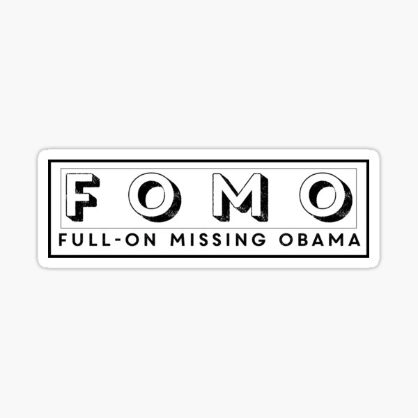 "FOMO" Sticker by SpiralCase | Redbubble