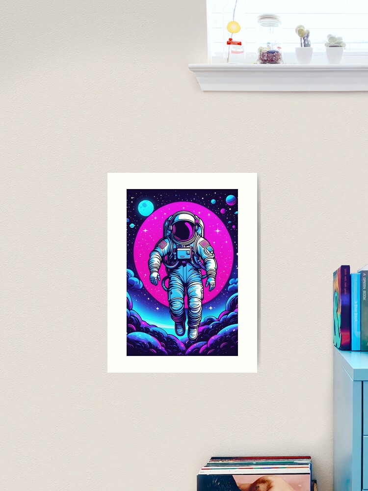Outer Space Art Neon
