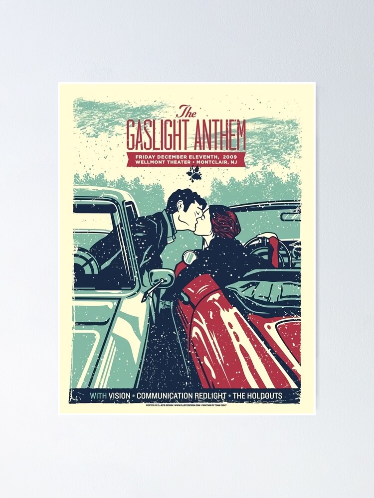 "The Gaslight Anthem Old Story" Poster for Sale by ellismcfaddenn ...