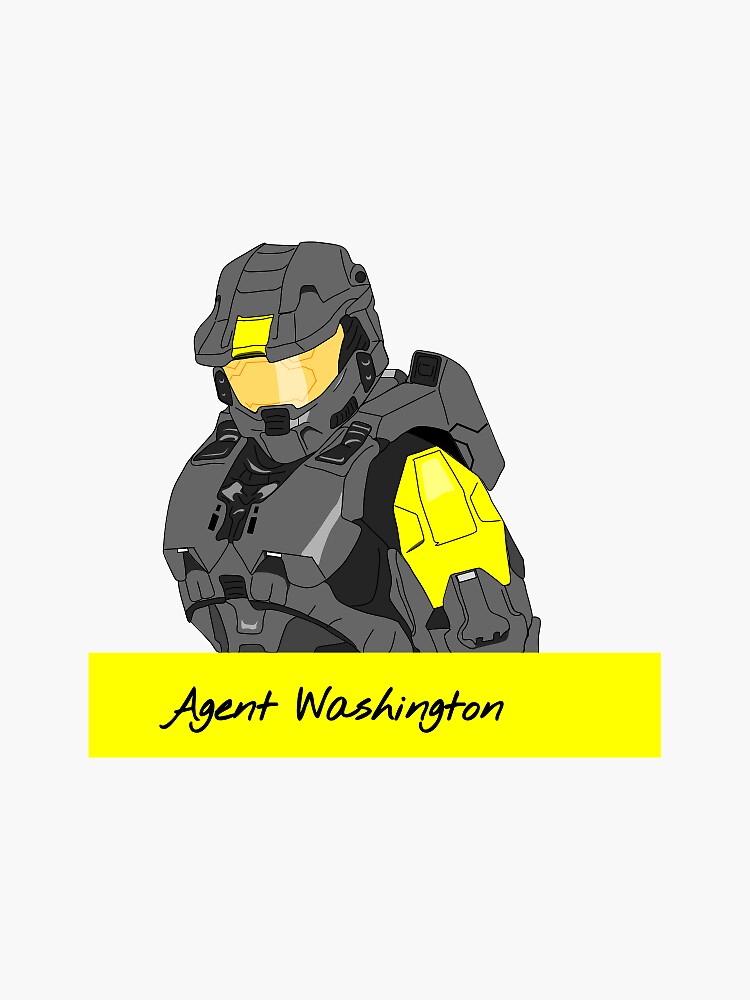 "RvB Agent Washington" Sticker for Sale by mase0018 | Redbubble