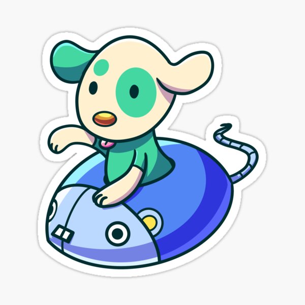 "Push Pup" Sticker for Sale by ziodynes098 | Redbubble