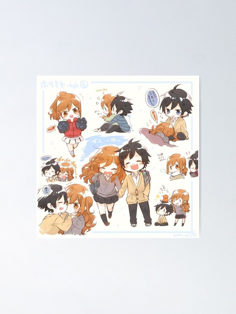 "Horimiya Chibi Package" Poster for Sale by salimunjaya | Redbubble
