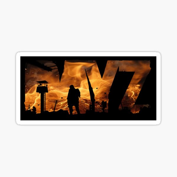 "DayZ Fire Edition" Sticker for Sale by DeathColdBeer | Redbubble