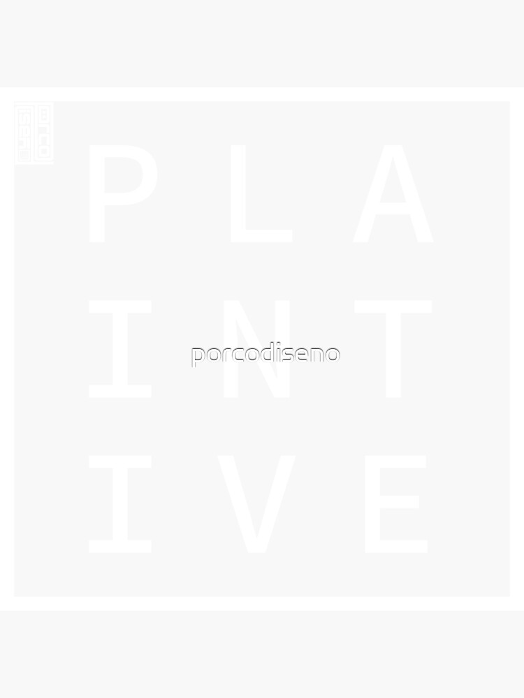 "PLAINTIVE Define Me Word Simple Classic Square Box" Sticker for Sale ...