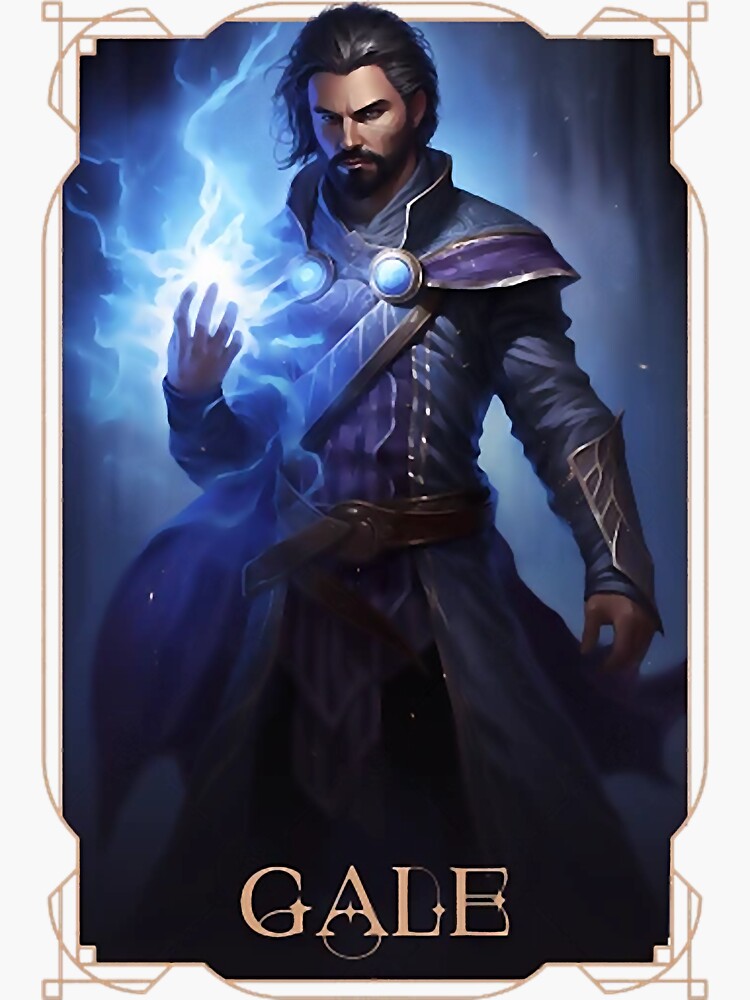 "Gale, the Legendary Wizard of Waterdeep. Baldur's Gate 3 inspired ...