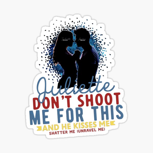 "shatter me books" Sticker for Sale by Arrowverse | Redbubble