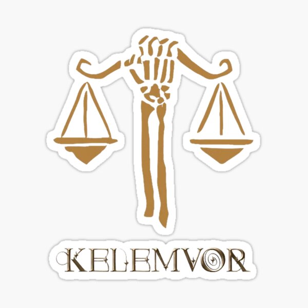 "Symbol of Kelemvor DnD Dragon God of Death. Baldurs game gate 3 ...