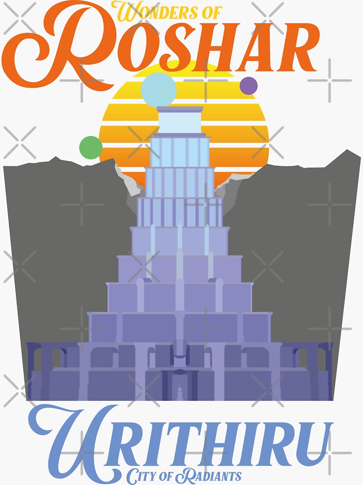 "Urithiru - Stormlight Archive" Sticker by FantasyLands | Redbubble