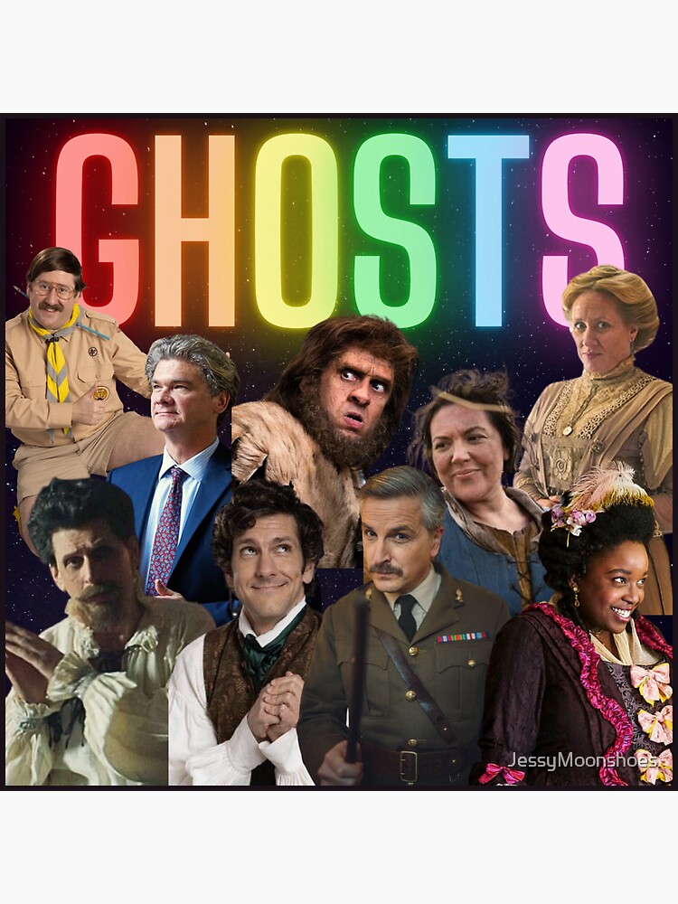 "The Ghosts - BBC Ghosts" Sticker for Sale by JessyMoonshoes | Redbubble