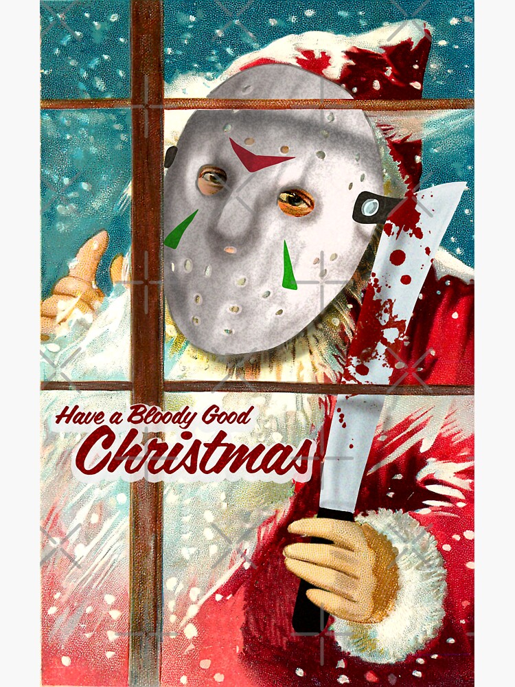 "Friday the 13th Christmas" Sticker for Sale by HarleyWarren | Redbubble
