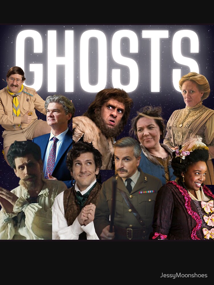 "The Ghosts (White) - BBC Ghosts" Essential T-Shirt for Sale by ...