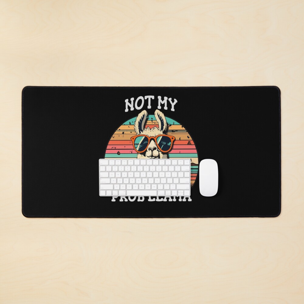 "Not my Prob Llama, Not my problem" Sticker for Sale by HandicraftArt ...