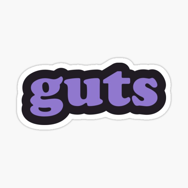 "guts" Sticker for Sale by Aesthetic Crew | Redbubble