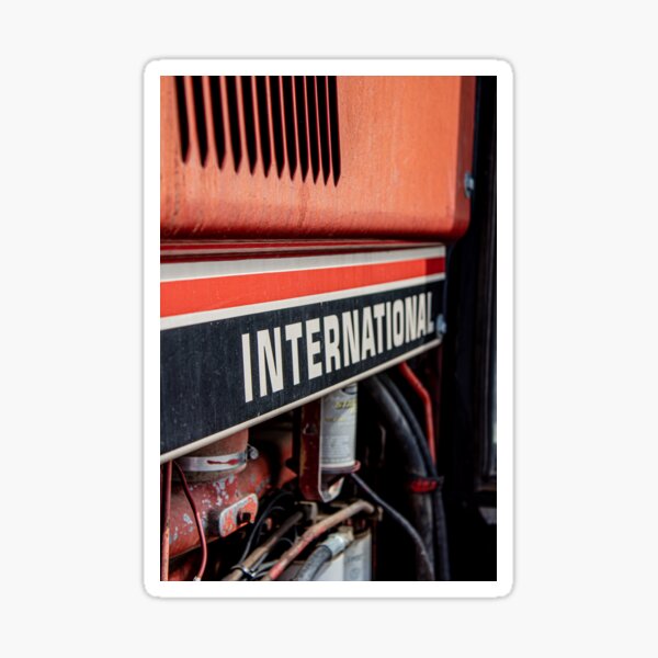 "International Tractor" Sticker for Sale by CosmoPhog | Redbubble