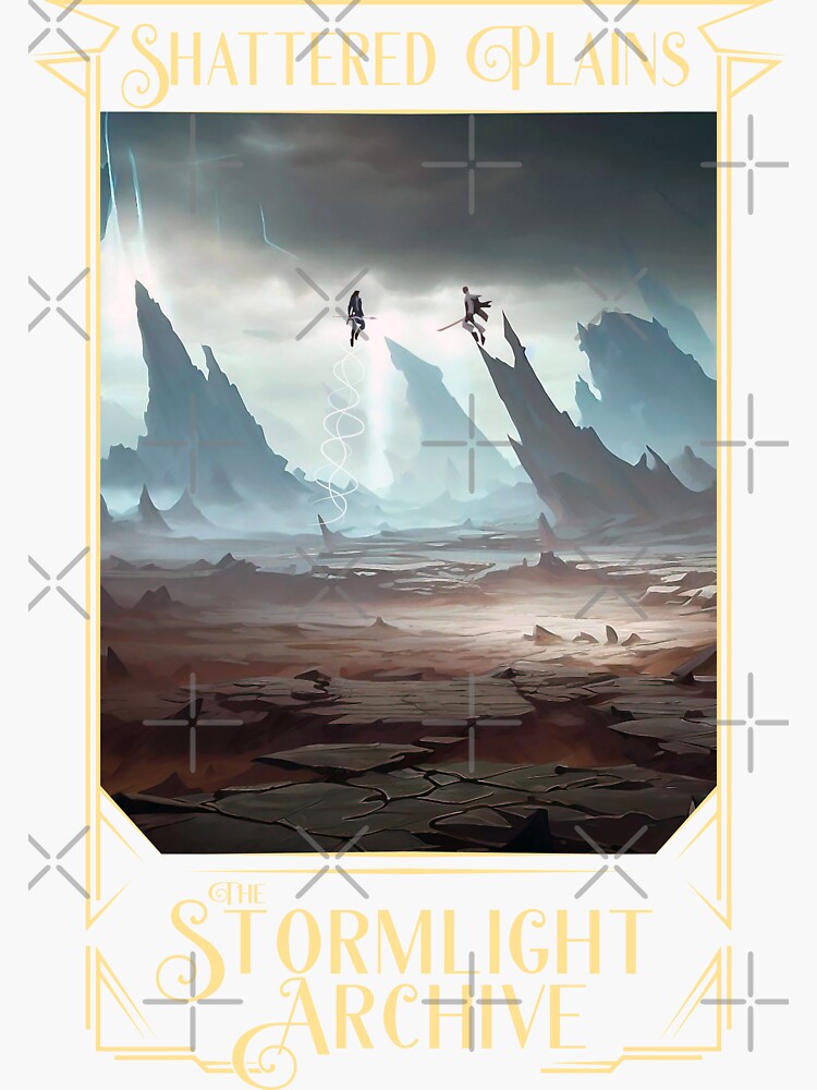 "Shattered Plains - Stormlight Archive" Sticker by FantasyLands | Redbubble