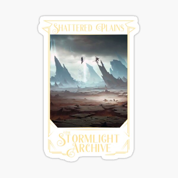 "Shattered Plains - Stormlight Archive" Sticker by FantasyLands | Redbubble