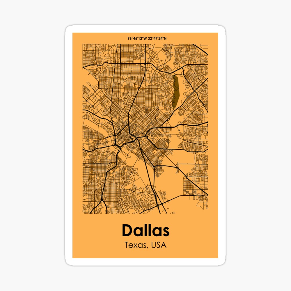 Mapa De Carreteras De Dallas-texas