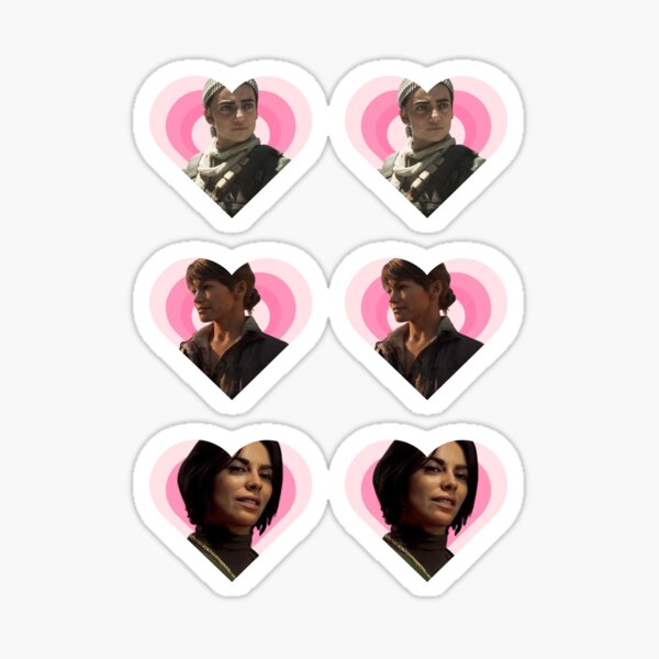 "COD MW Women Pack Farah Laswell Valeria" Sticker by jiminsyeol | Redbubble