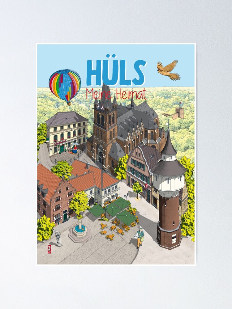 "Hüls · Meine Heimat" Poster von Fraet | Redbubble