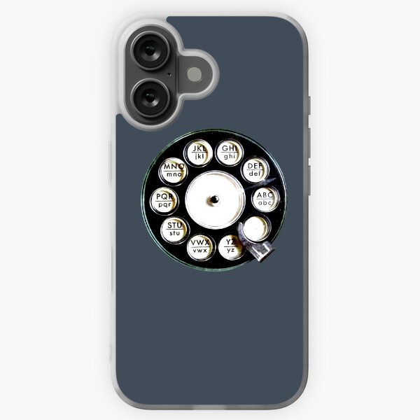 "Retro Rotary Dial Phone, Vintage Phone" iPhone Case for Sale by ...
