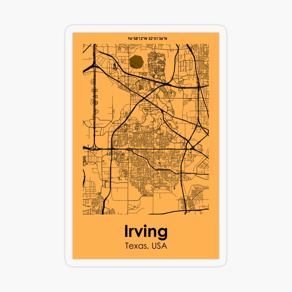 Irving Texas Map